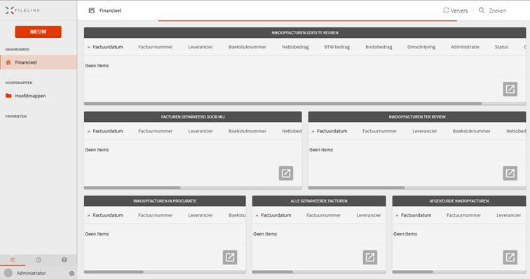 13.3.3.1. Het FileLinx-dashboard